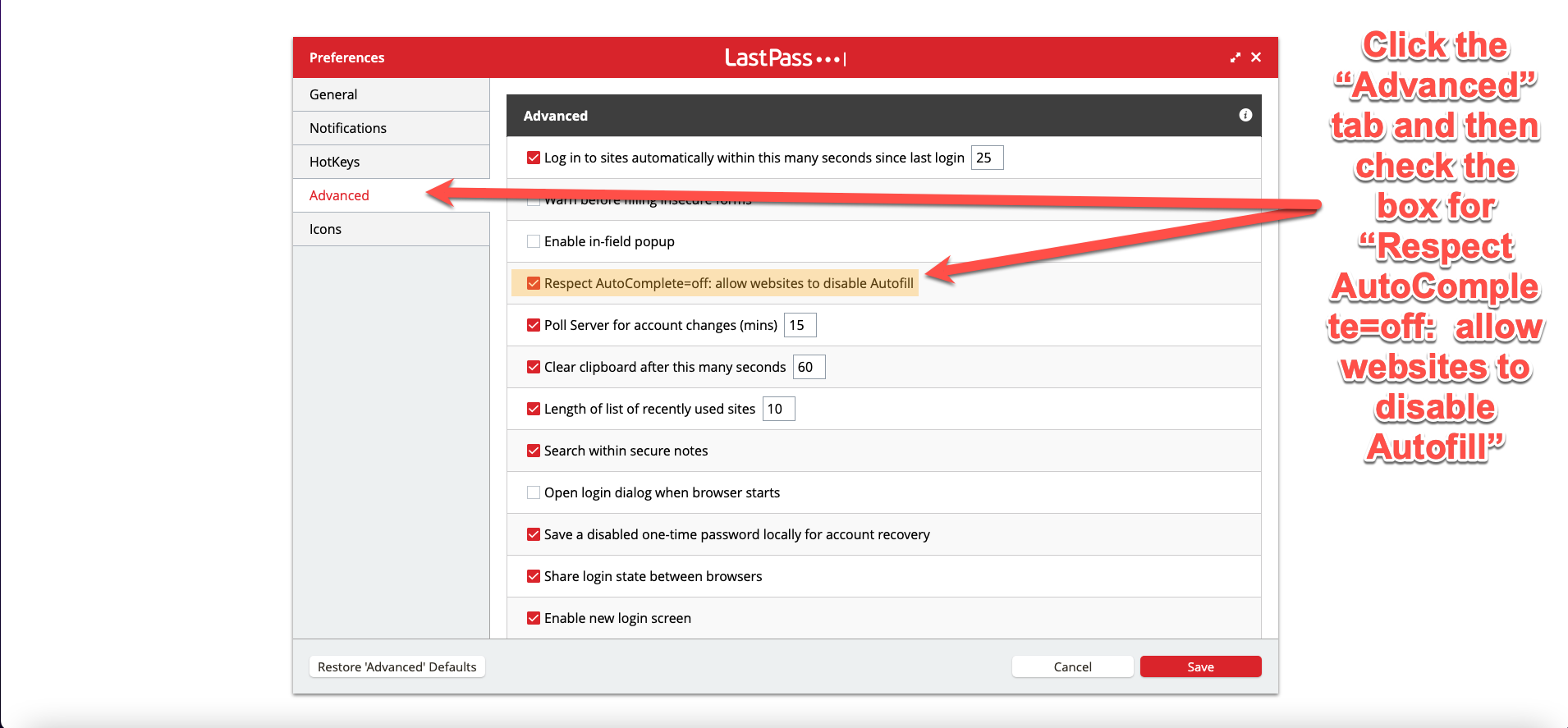 How to Disable LastPass From Auto Filling Fields for Your Profile or Contact Records – Pulse ...
