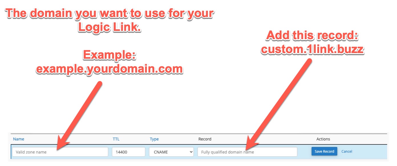How to Add a Custom Domain for Logic Links (CNAME DNS Record) – Pulse Technology